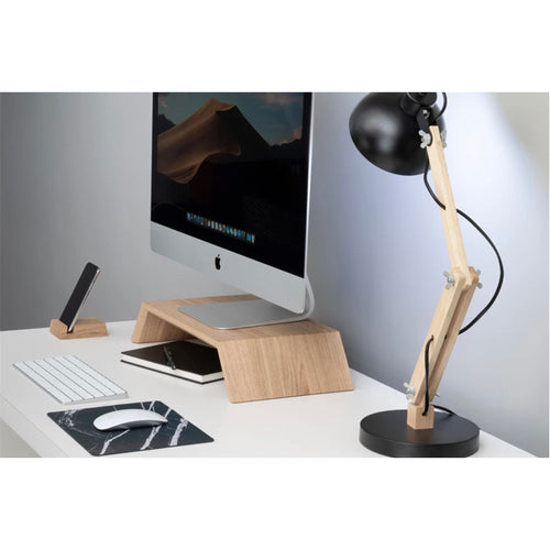 Oakywood Wooden Monitor Stand | EarthHero