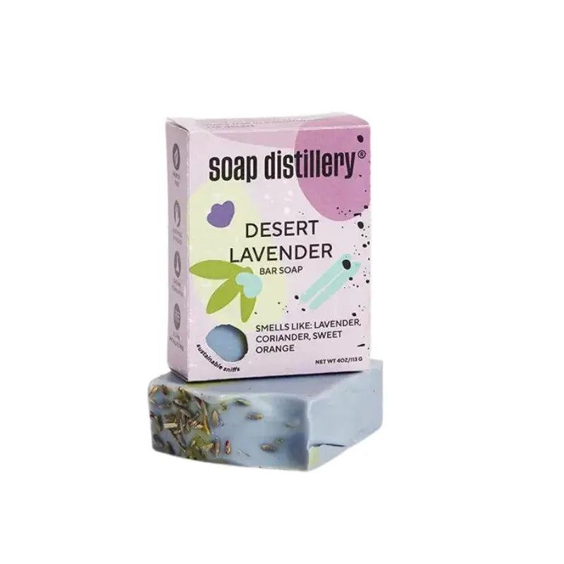 Savor Desert Lavender Bar Soap by Soap Distillery | EarthHero